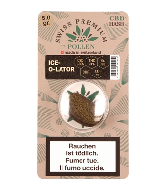 Ice-O-Lator CBD Hash Indoor • Swiss Premium Pollen | uWeed